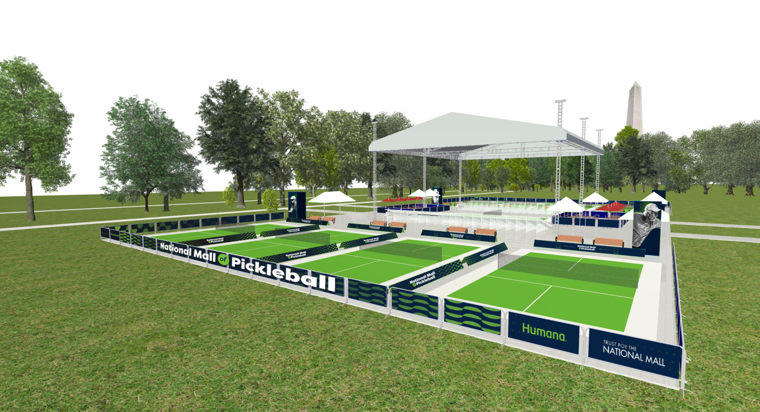 A Pickleball Pop-Up Comes to the National Mall This Weekend Only ...
