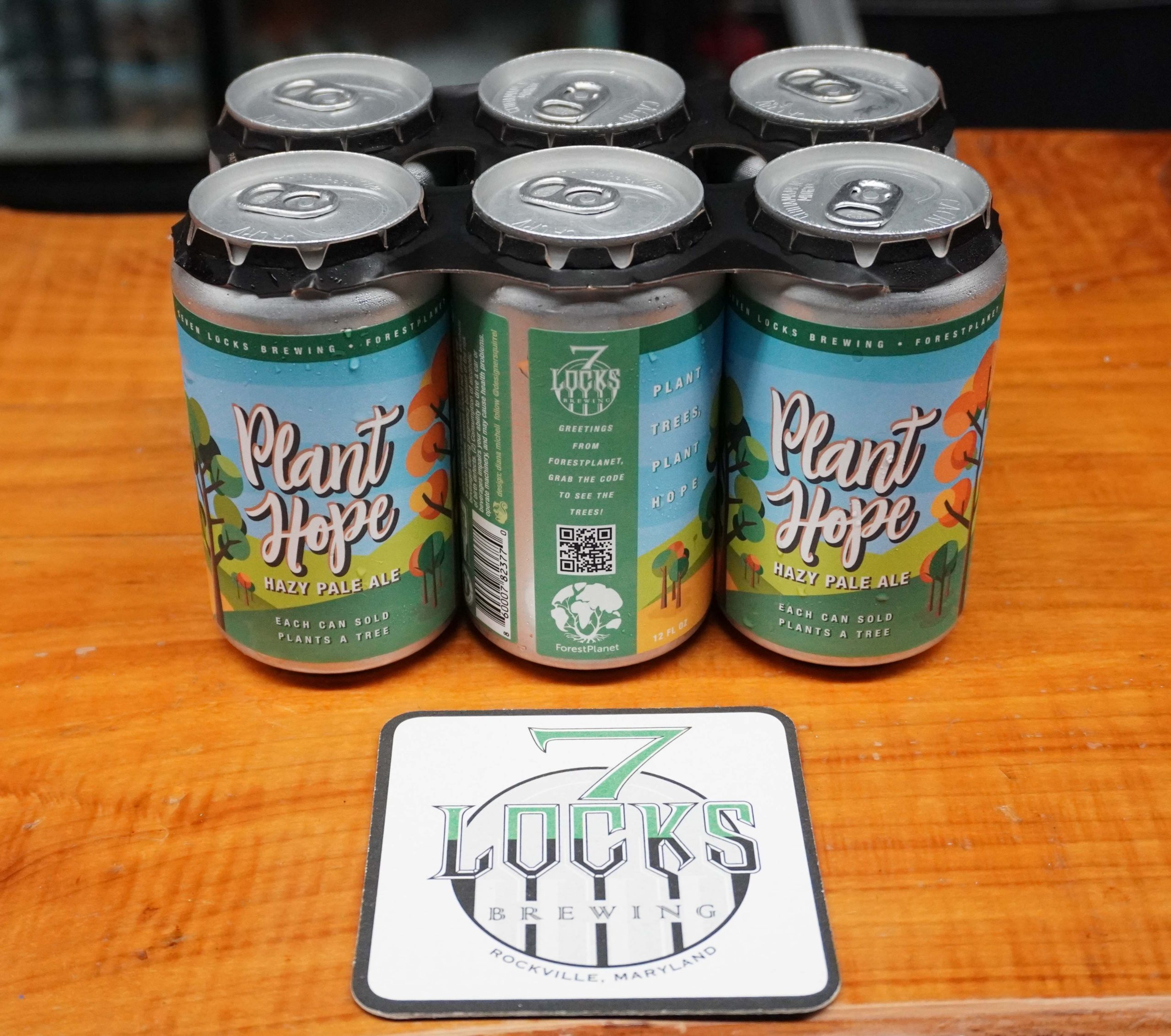 Plant Hope Hazy Pale Ale Launch Party at 7 Locks Brewing - Each Can ...