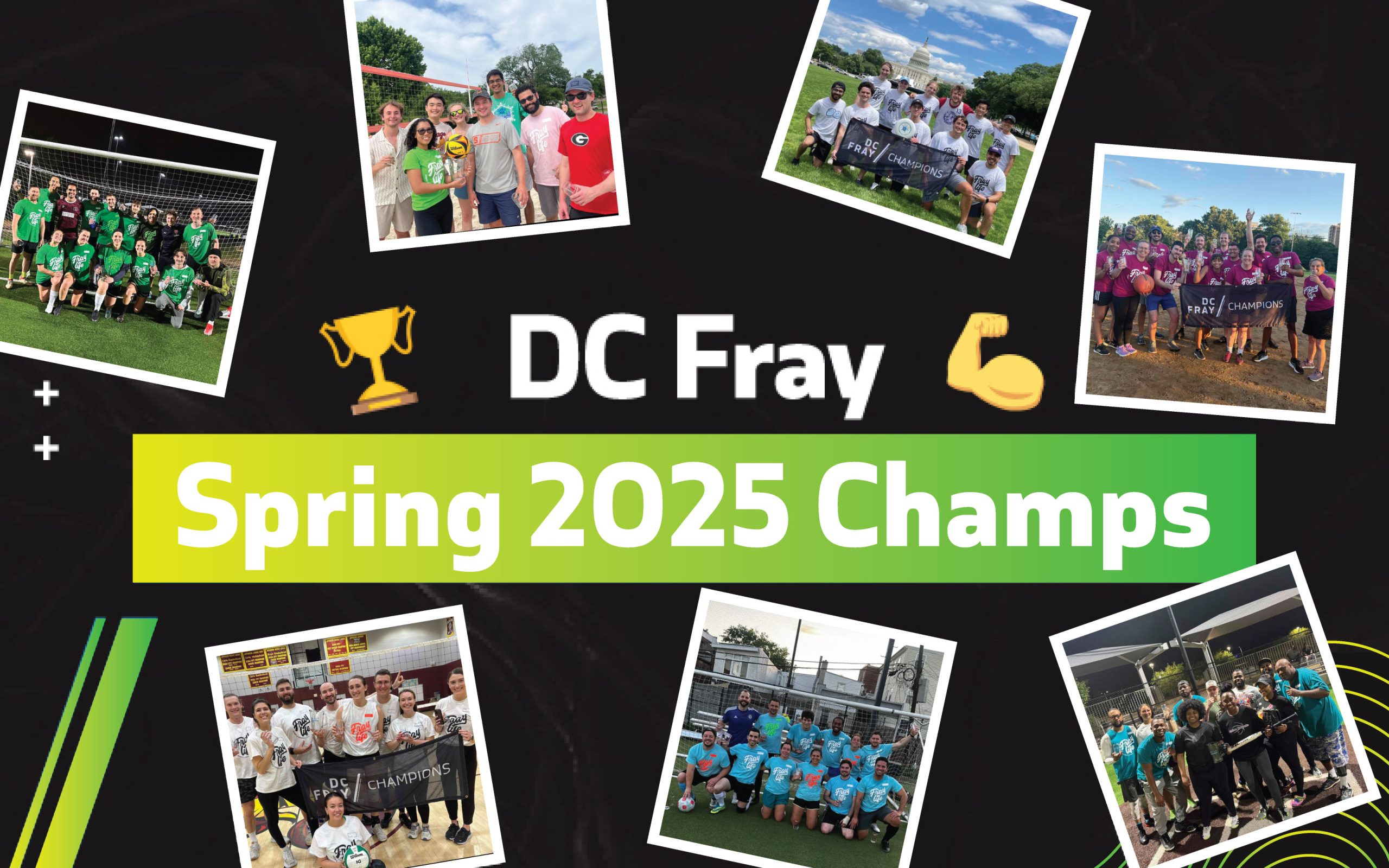Congrats to Our Spring 2025 Champion Teams! | District Fray - Making ...